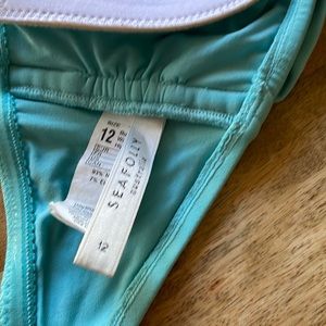 Seafolly | Swim | Seafolly Turquoise Convertible Bikini Top | Poshmark